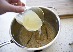 Vanilla Raspberry Rice Pudding | Baked Bree