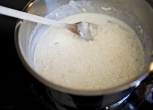 Vanilla Raspberry Rice Pudding | Baked Bree