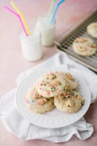 Funfetti Crumble Cookies | Baked Bree