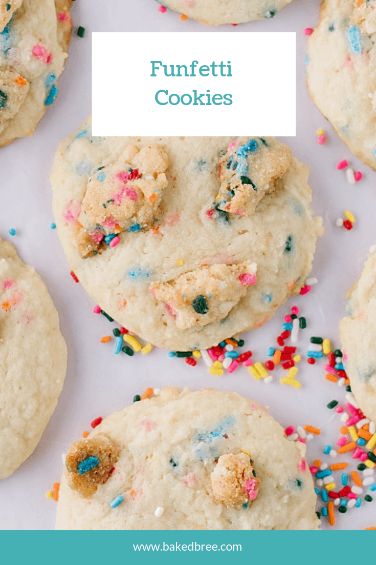 Funfetti Crumble Cookies | Baked Bree