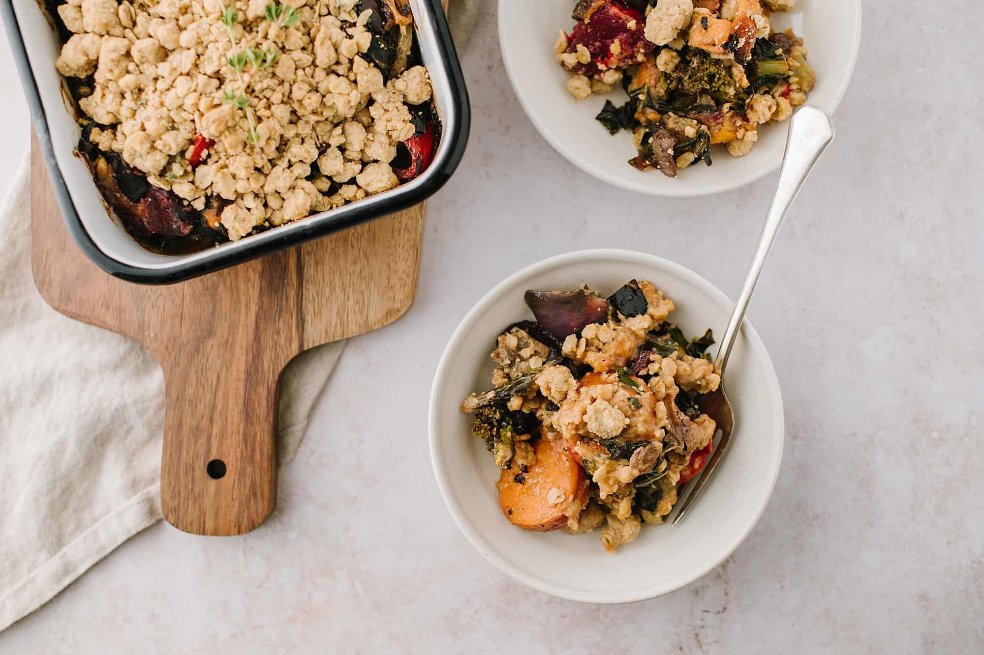 Savory Vegetable Crisp | Baked Bree