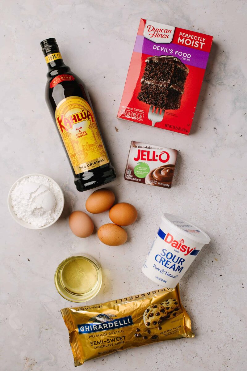 Chocolate Kahlua Cake