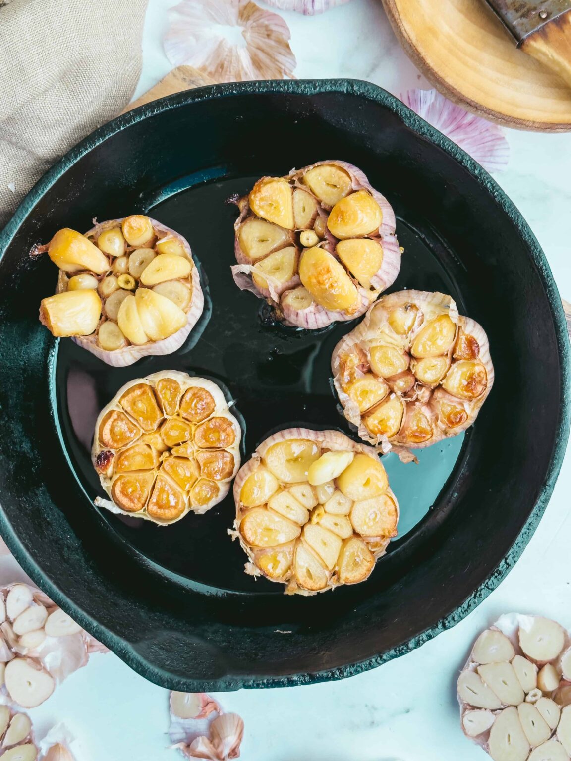 Easy Oven-Roasted Garlic | Baked Bree
