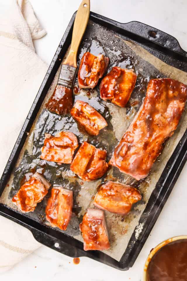 Juicy Boneless Pork Ribs | Baked Bree