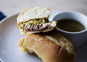 Italian Drip Beef Sandwiches | Baked Bree