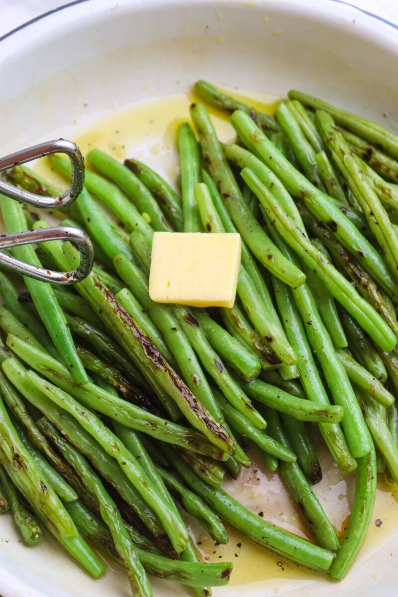 Grilled Green Beans Recipe | Baked Bree