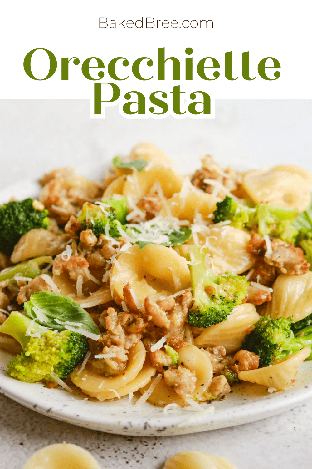 Delicious Orecchiette Pasta Recipe | Baked Bree | Baked Bree