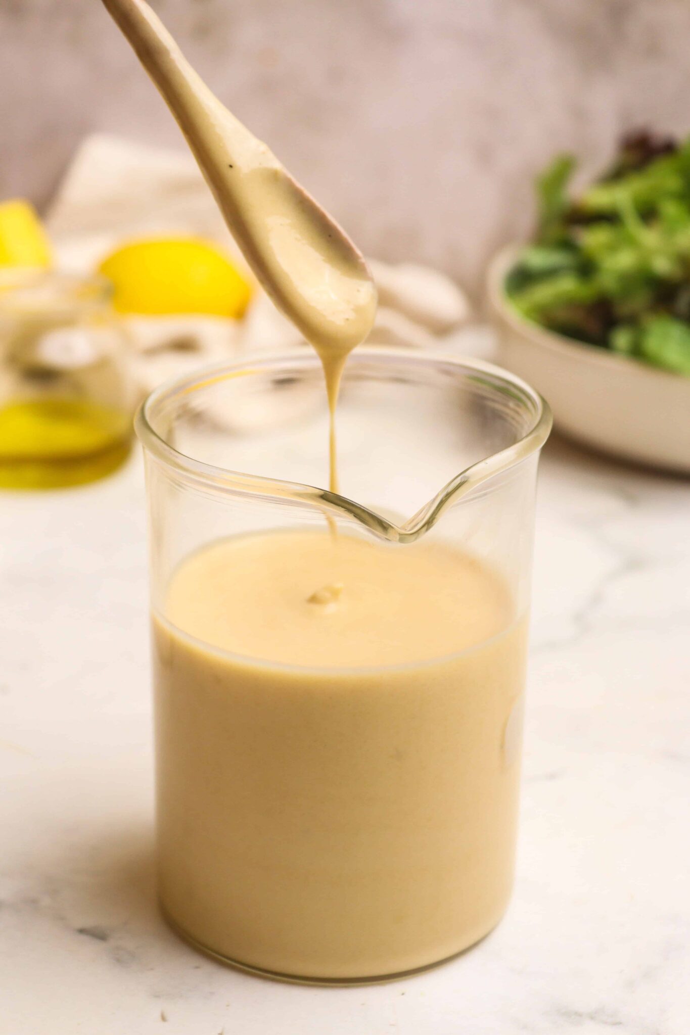 Easy Tahini Dressing Recipe (Perfect for Salad!) | Baked Bree | Baked Bree