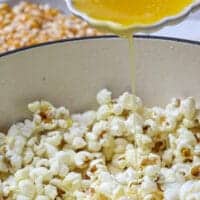 Buttered Popcorn Recipe | Baked Bree