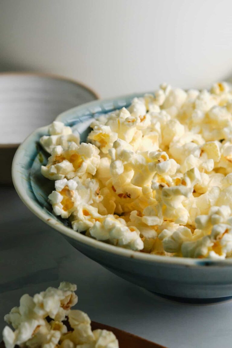 Buttered Popcorn Recipe | Baked Bree