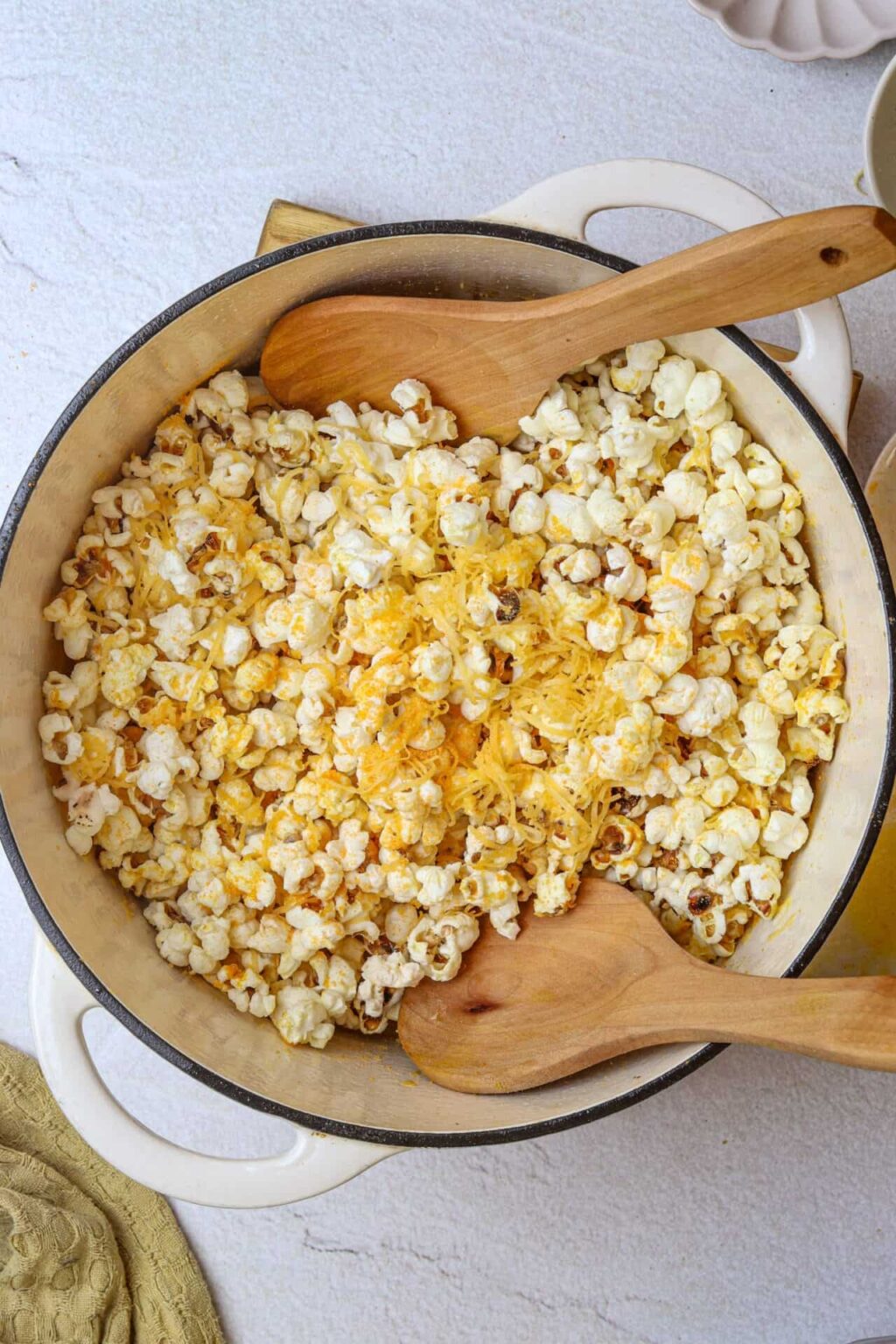 Easy Cheese Popcorn Recipe | Baked Bree