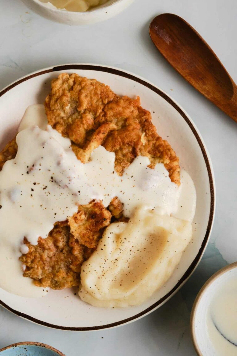 Chicken Fried Steak Recipe (Cube Steak) | Baked Bree