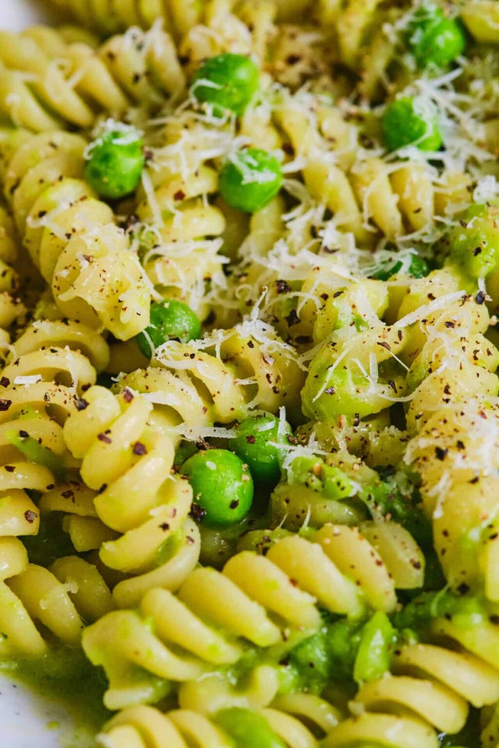 Pasta with Peas Recipe | Baked Bree