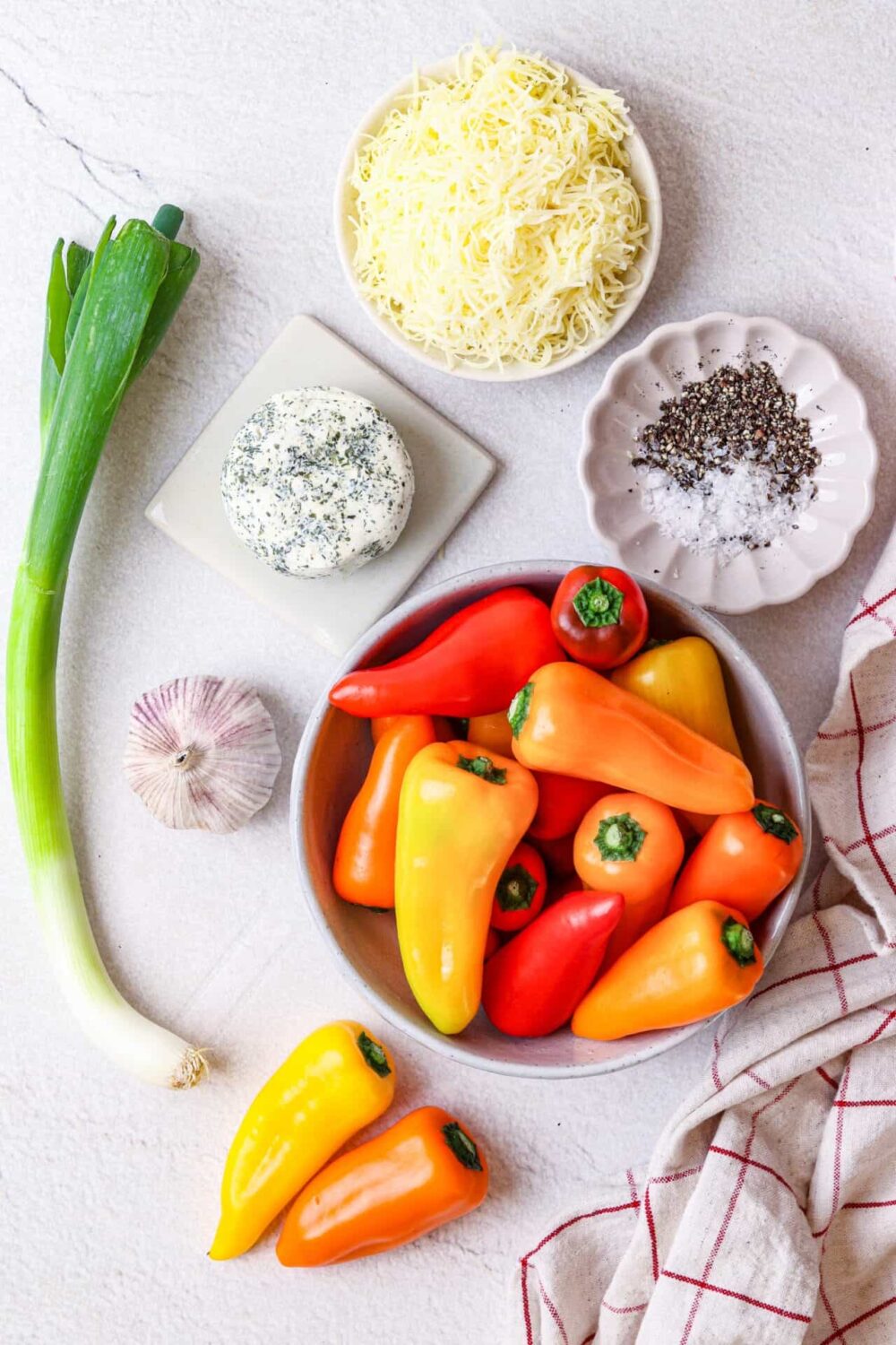 Boursin-Stuffed Peppers | Baked Bree