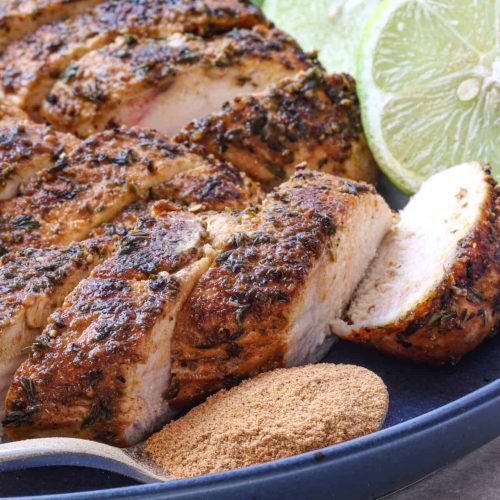 Seasoned chicken breast store