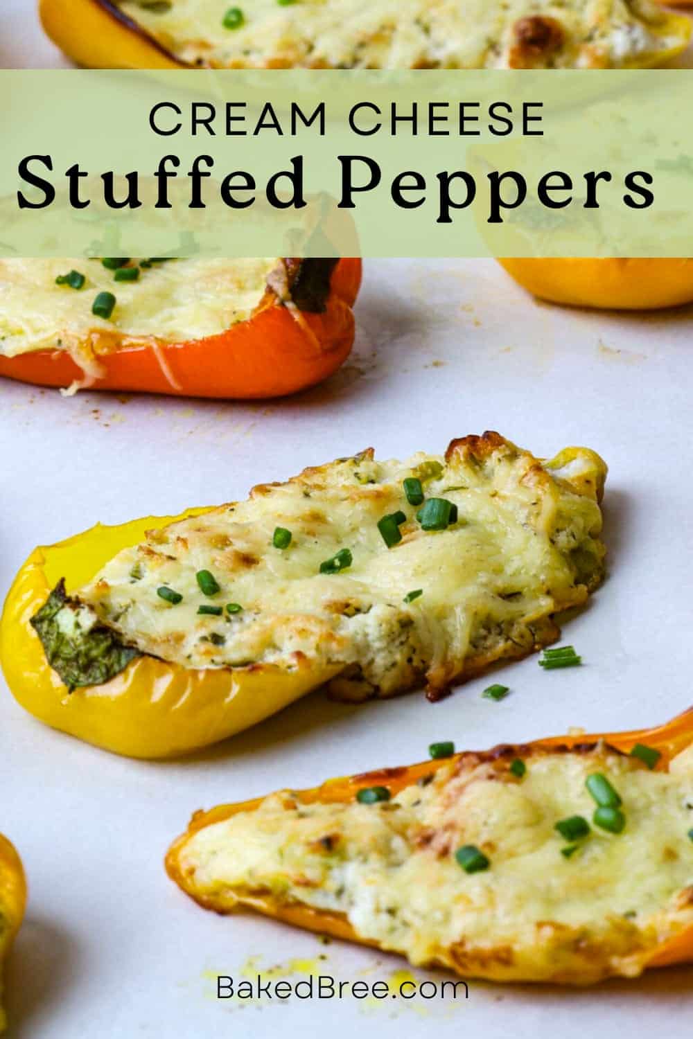 Cream Cheese Stuffed Peppers (with Boursin) | Baked Bree