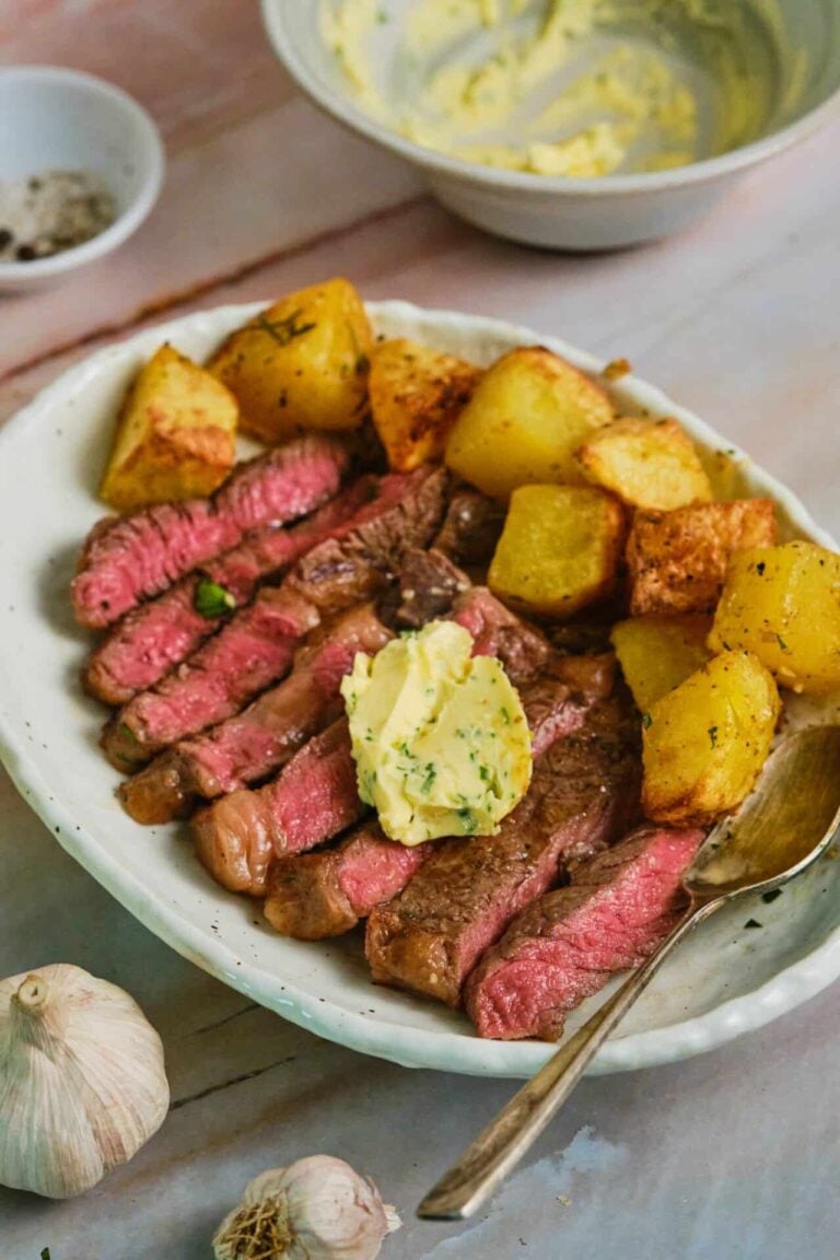 How to Cook Sirloin Steak | Baked Bree