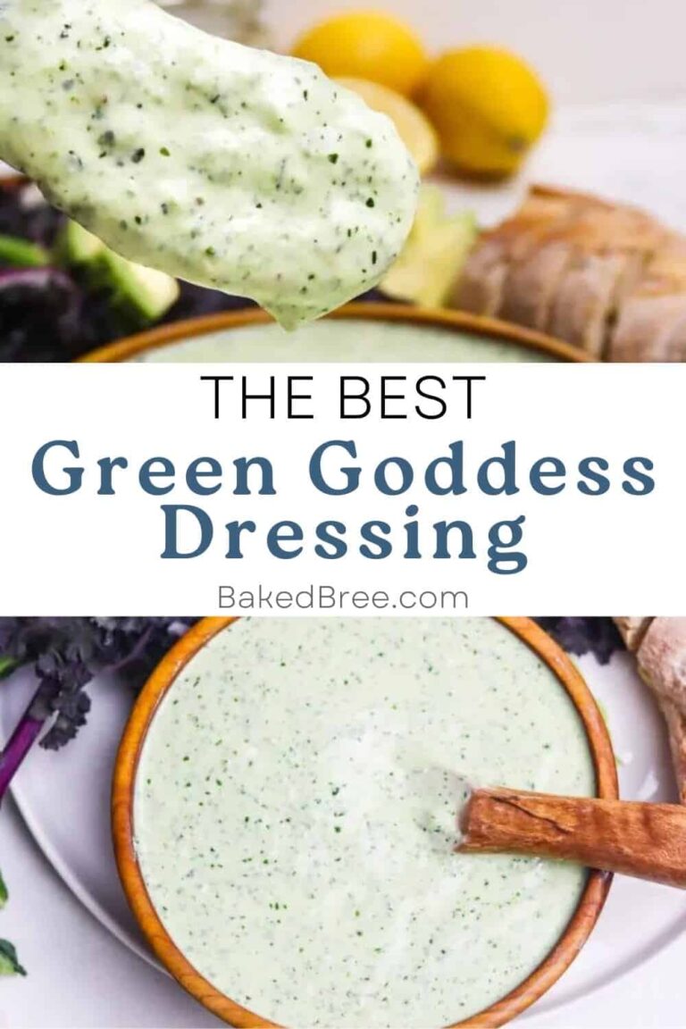 Easy Green Goddess Dressing Recipe | Baked Bree