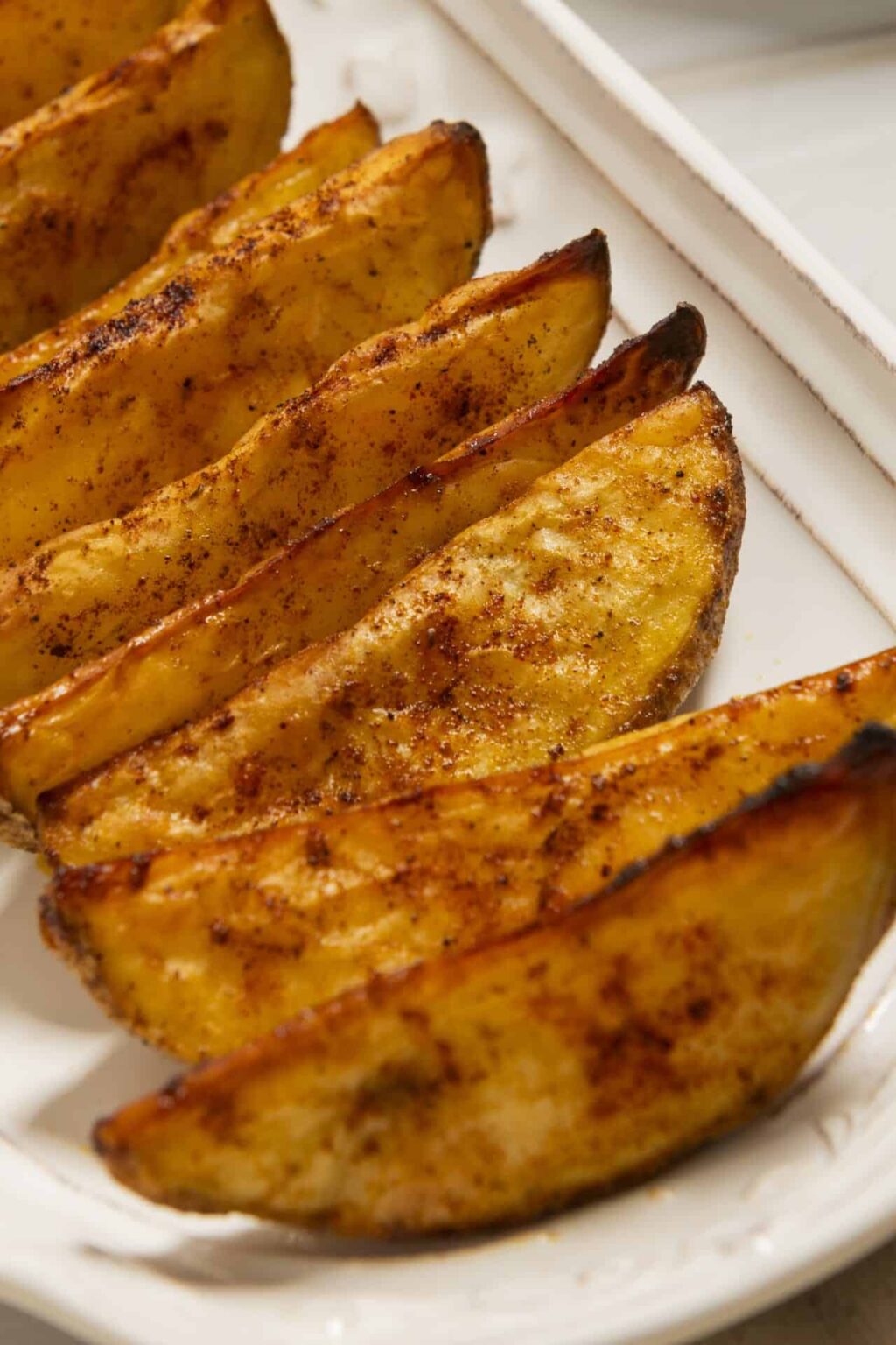 Seasoned Potato Wedges | Baked Bree