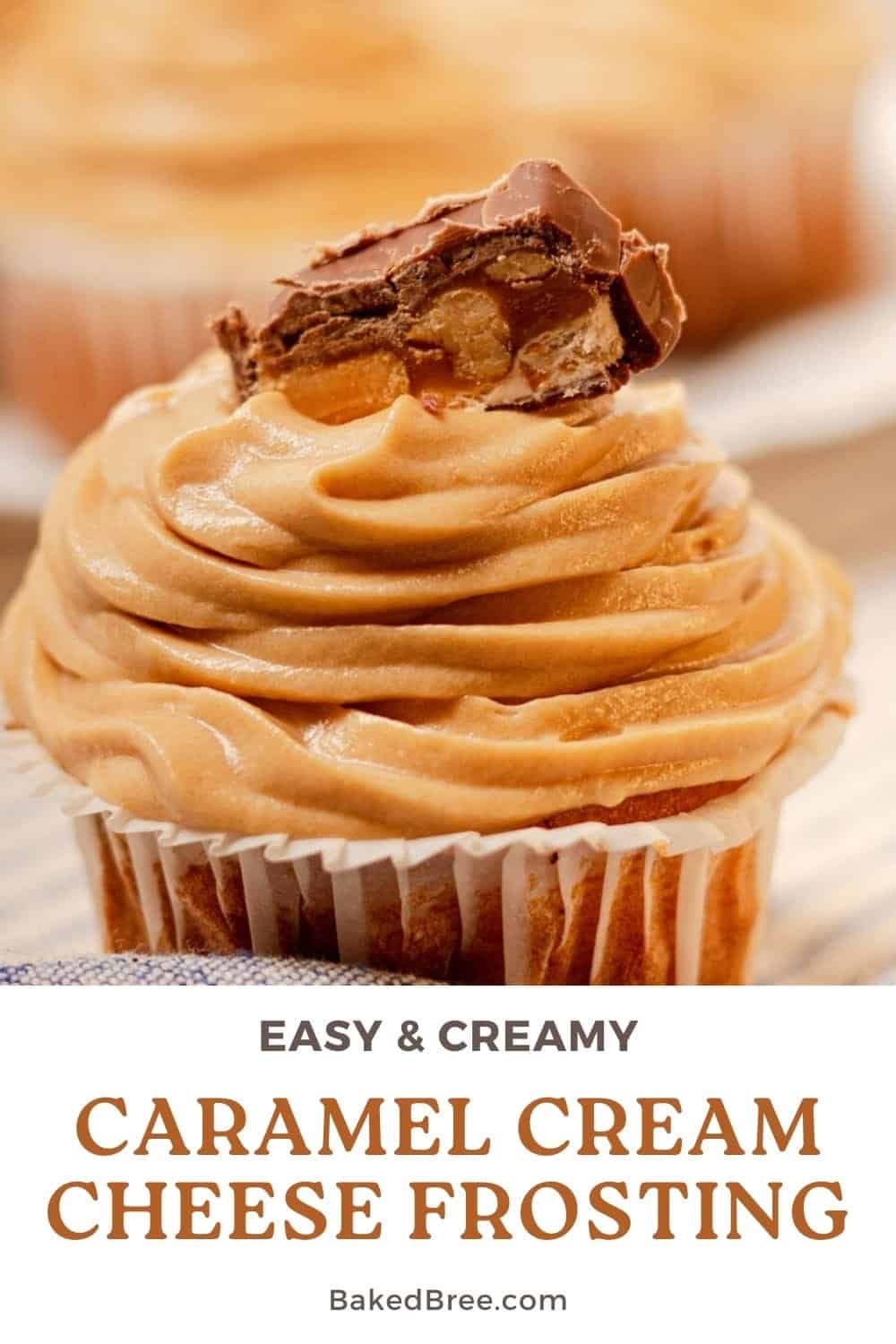 The Best Caramel Cream Cheese Frosting | Baked Bree