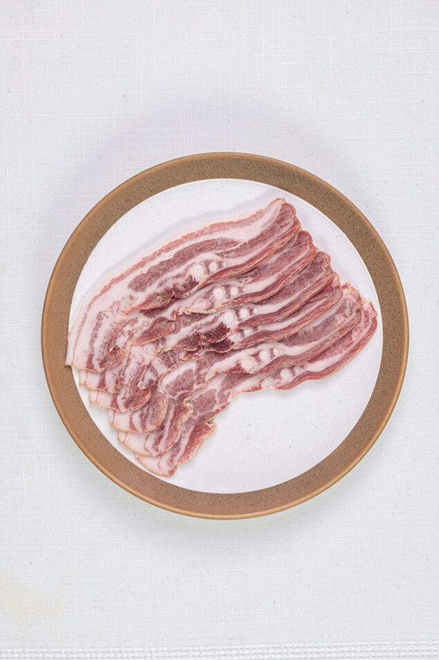 Frozen Bacon in the Air Fryer | Baked Bree