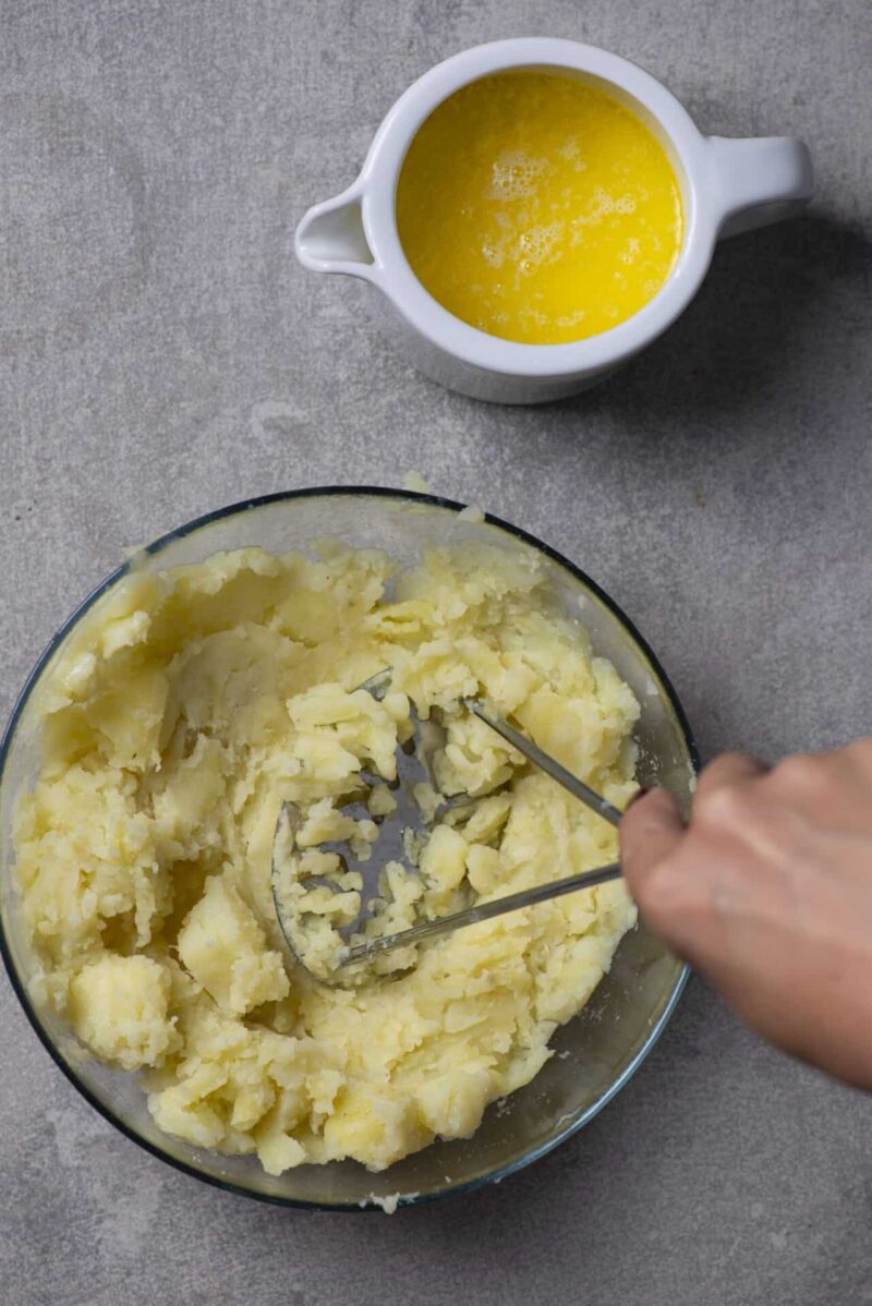 Microwave Mashed Potatoes | Baked Bree