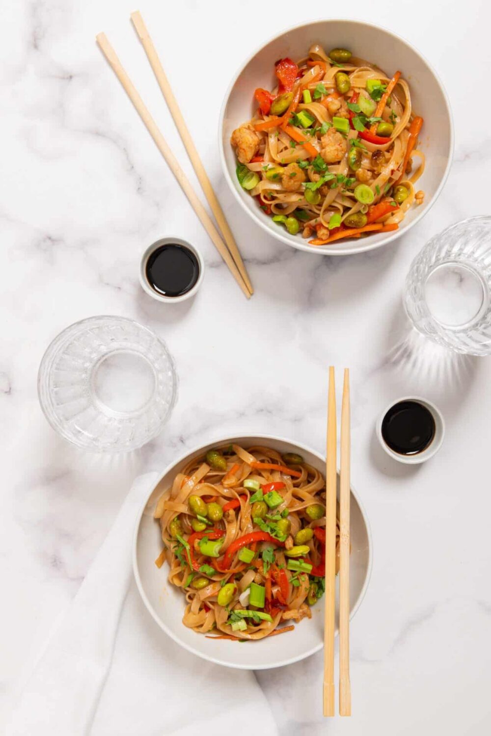 Asian Noodle Bowl | Baked Bree