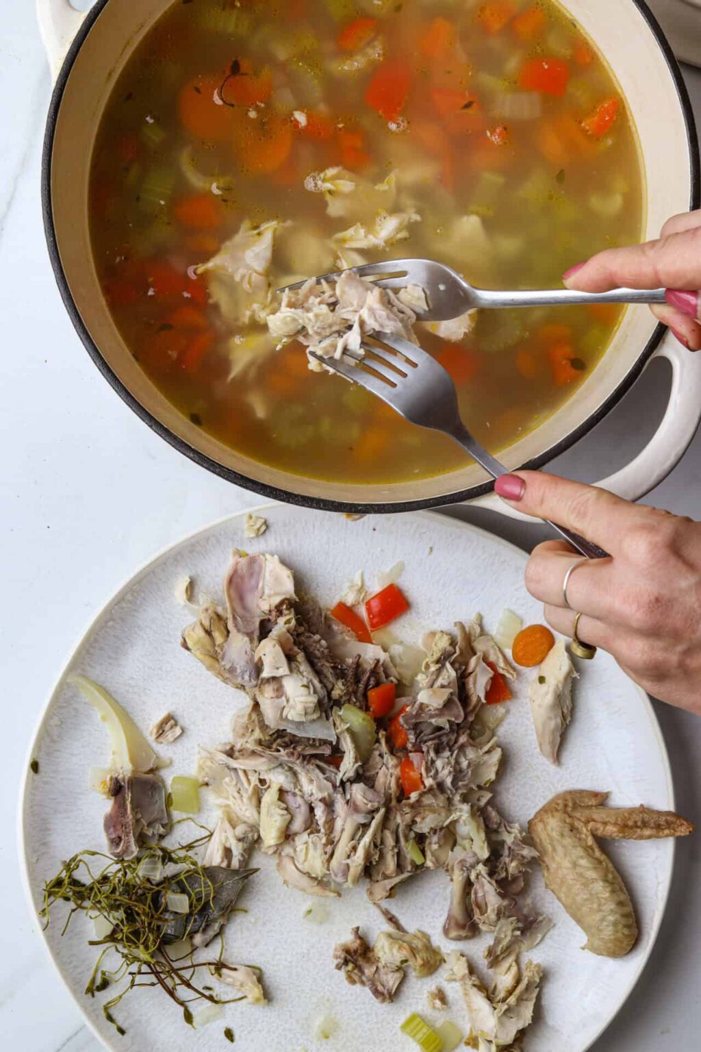 Chicken Carcass Soup | Baked Bree
