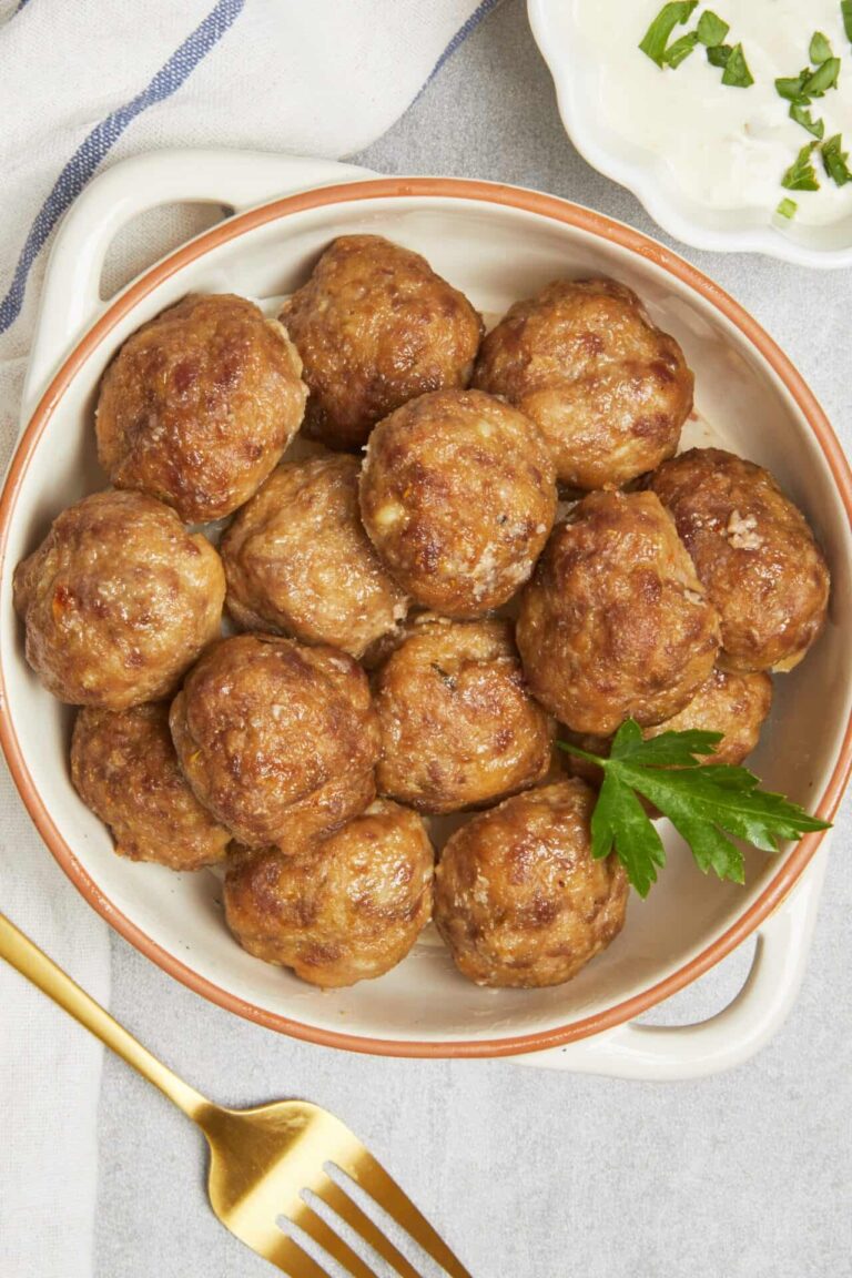 Pork Meatballs | Baked Bree