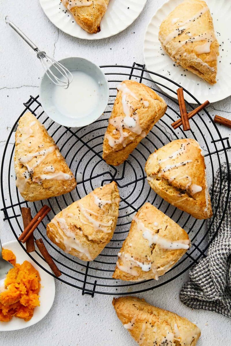 Pumpkin Scones | Baked Bree