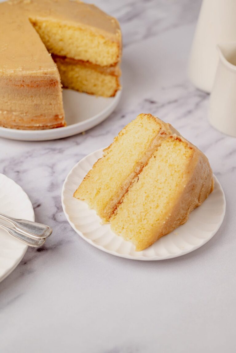 Caramel Cake Recipe | Baked Bree