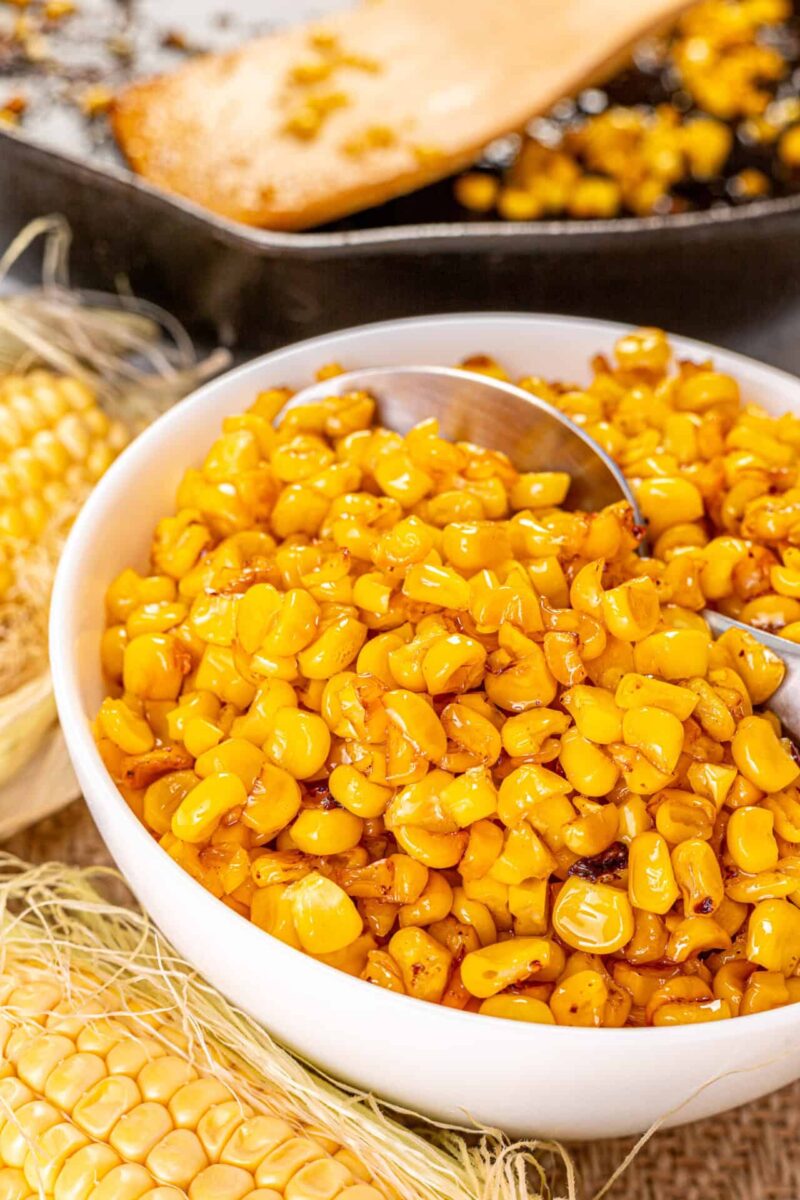 Fried Corn Recipe | Baked Bree