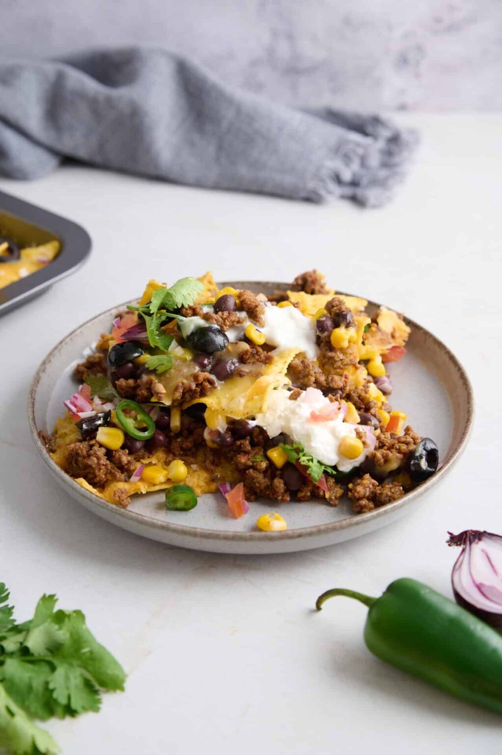 Loaded Nachos | Baked Bree