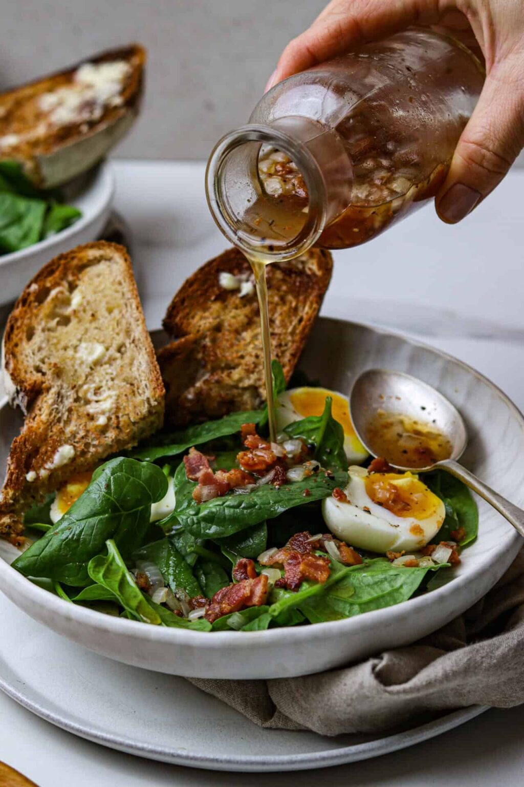 Hot Bacon Dressing | Baked Bree
