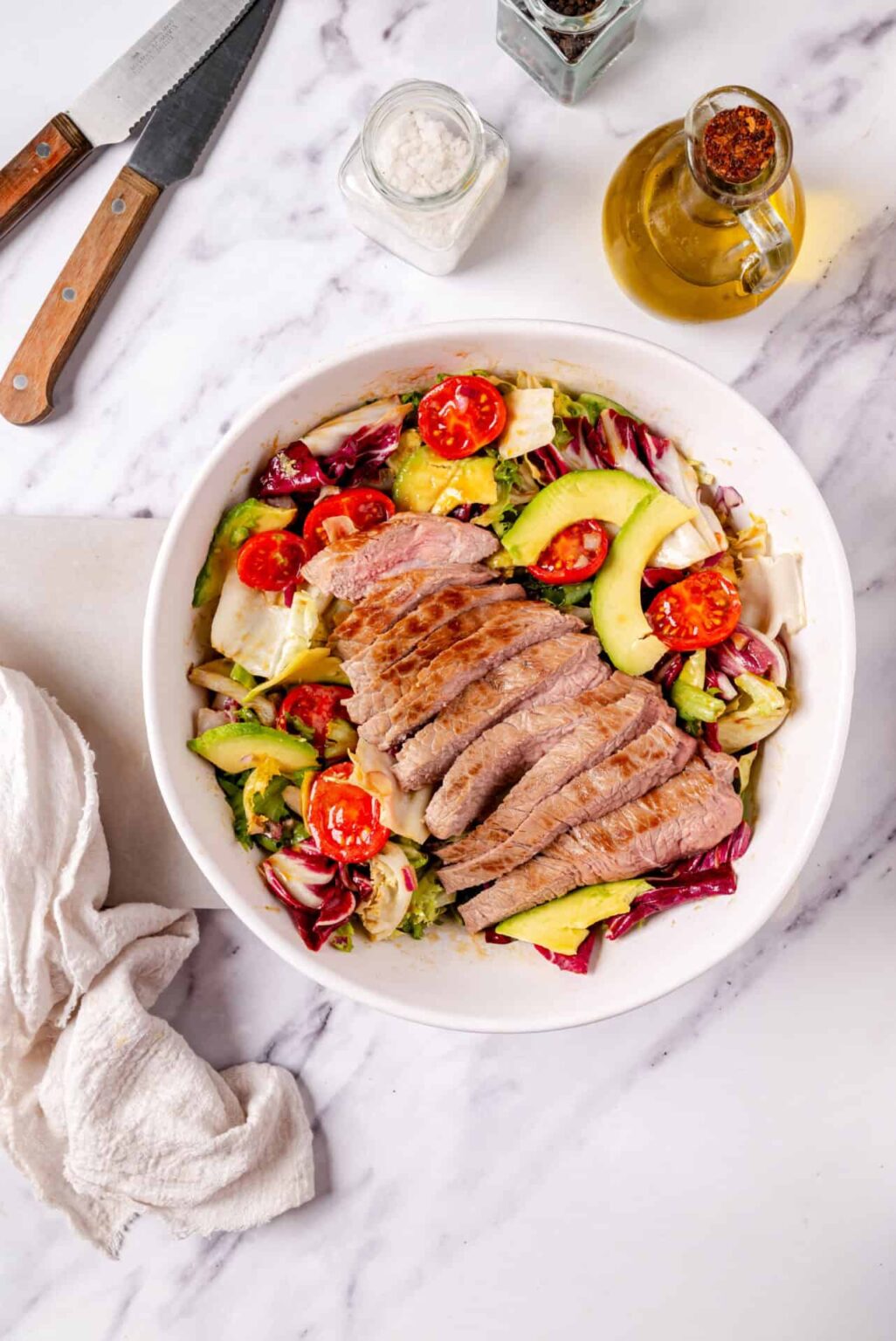Steak Salad Recipe | Baked Bree