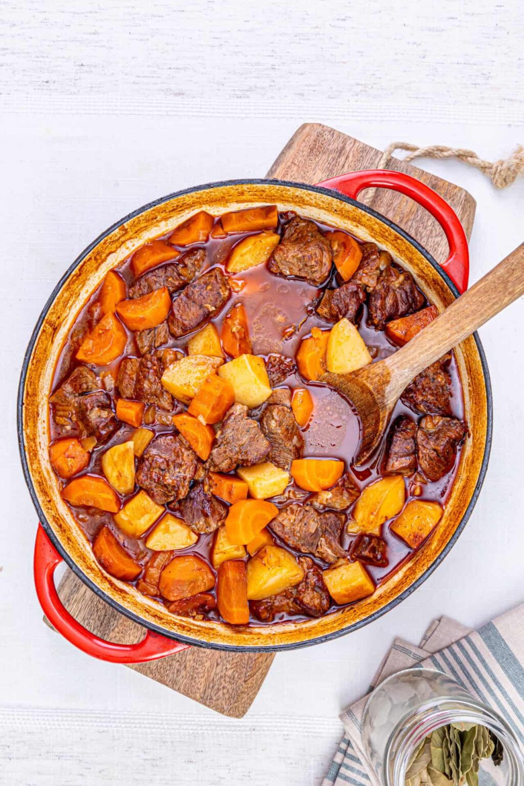 Dutch Oven Beef Stew | Baked Bree