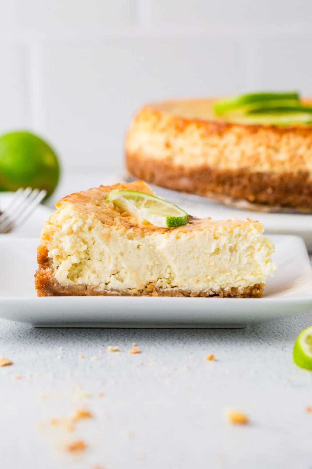 Key Lime Cheesecake | Baked Bree