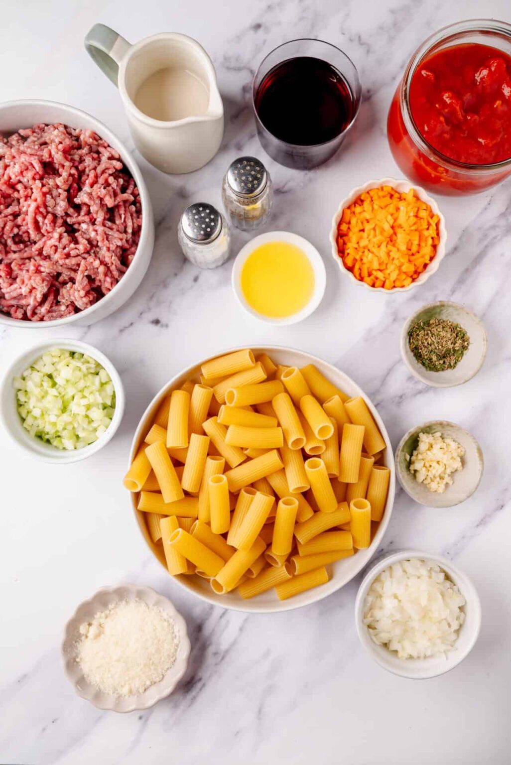 Rigatoni Bolognese Recipe | Baked Bree