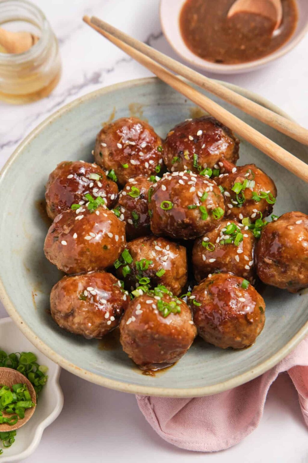 Asian Meatballs | Baked Bree