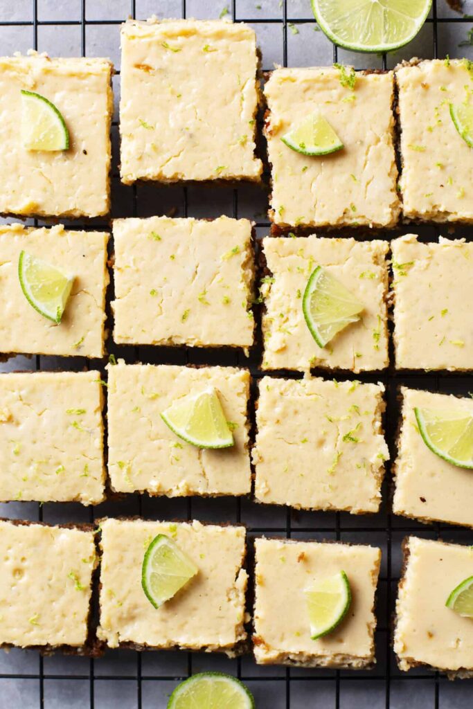 Key Lime Bars | Baked Bree