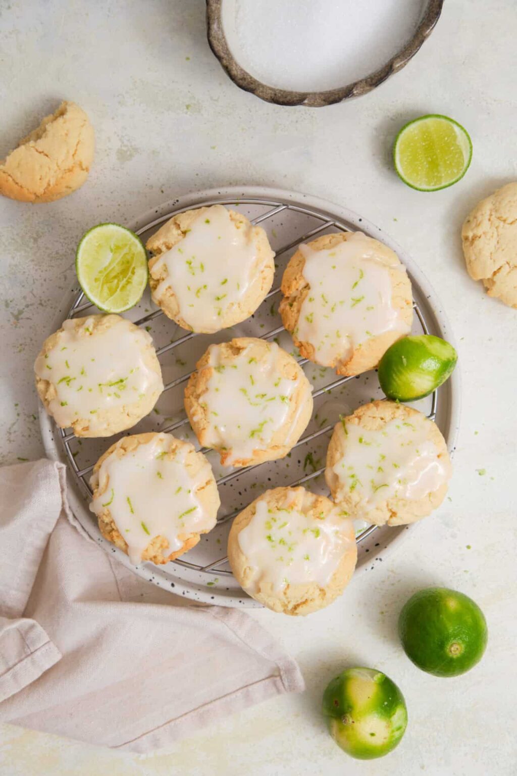 Key Lime Cookies | Baked Bree