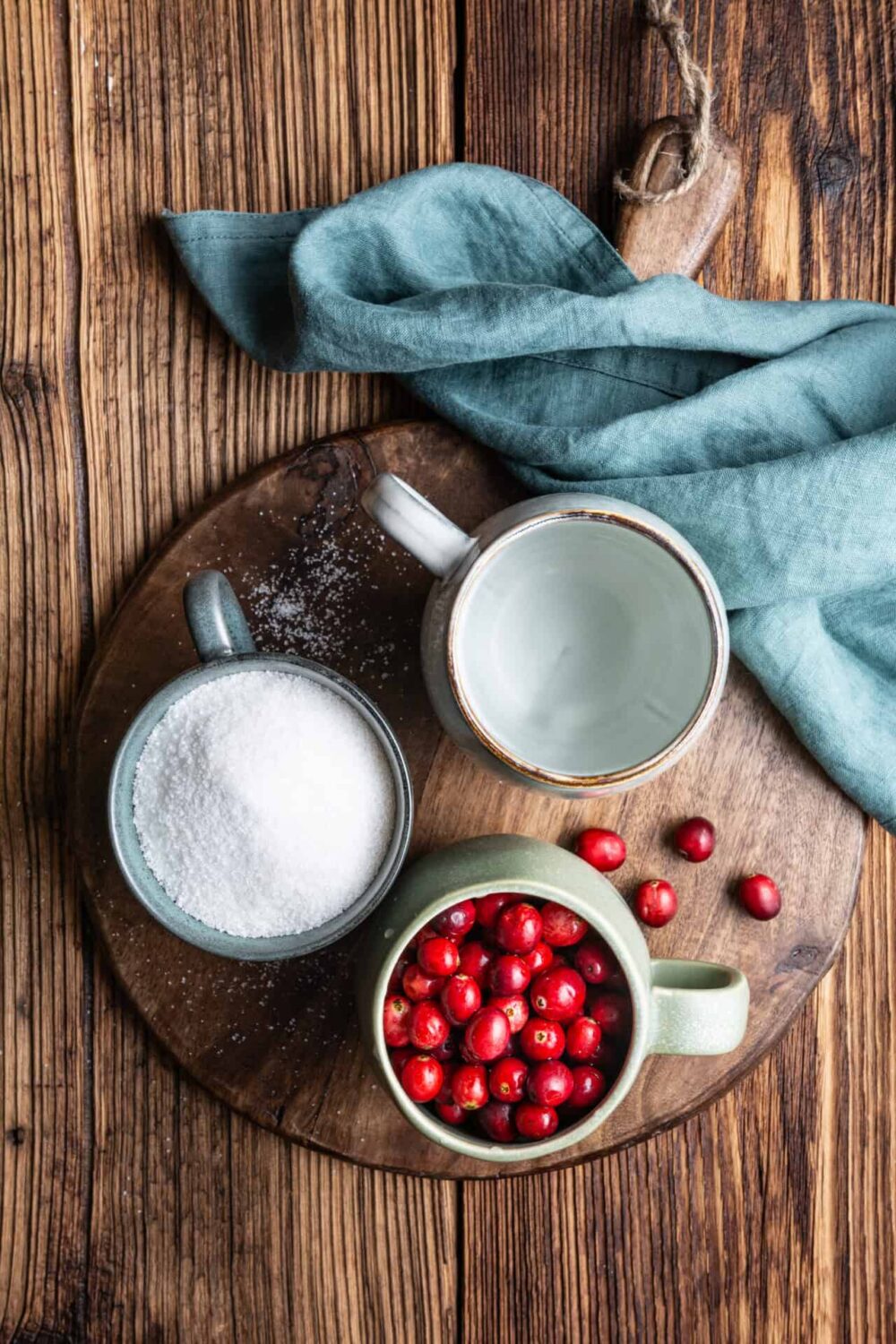Cranberry Simple Syrup | Baked Bree
