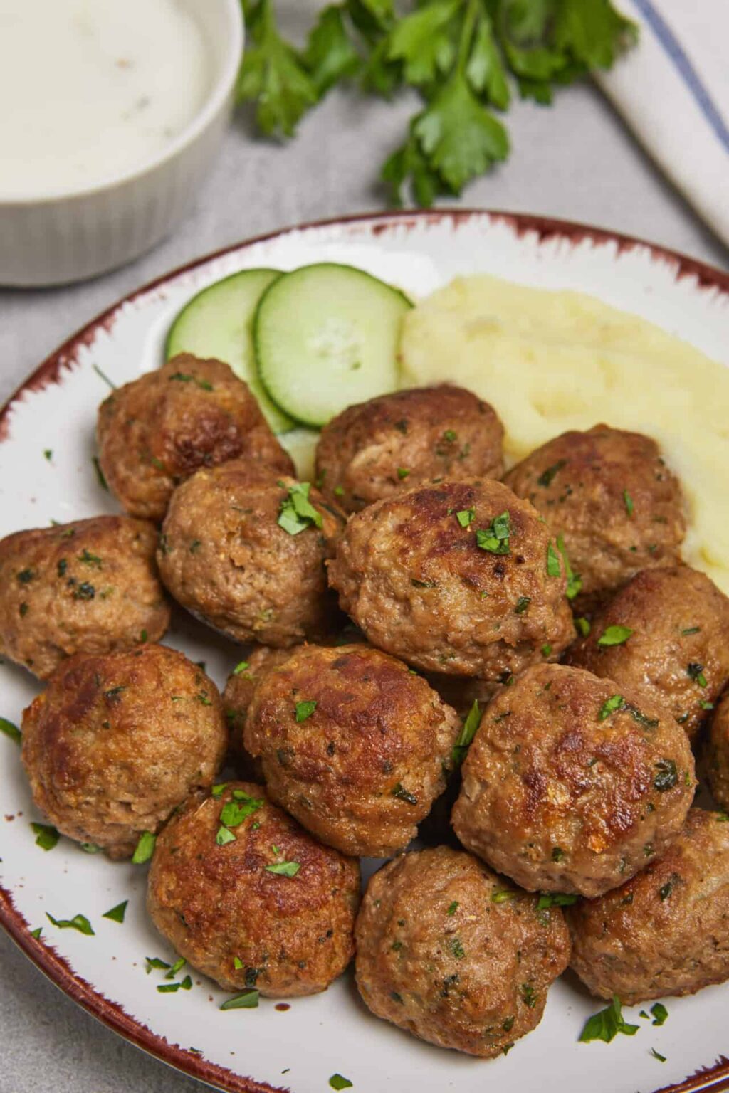 Greek Meatballs | Baked Bree
