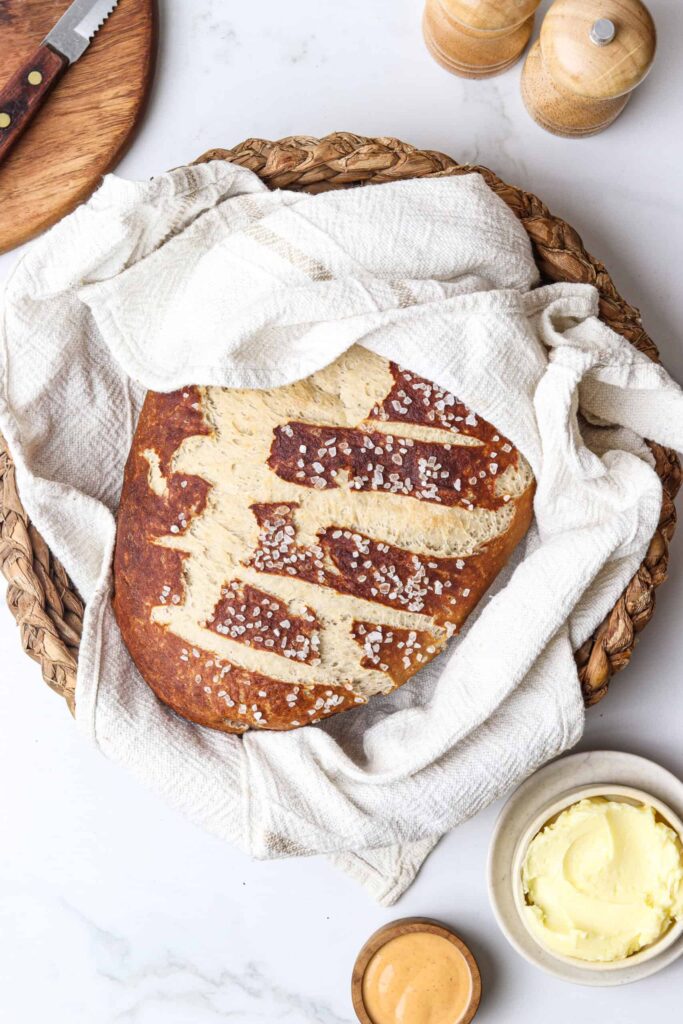 Pretzel Bread | Baked Bree