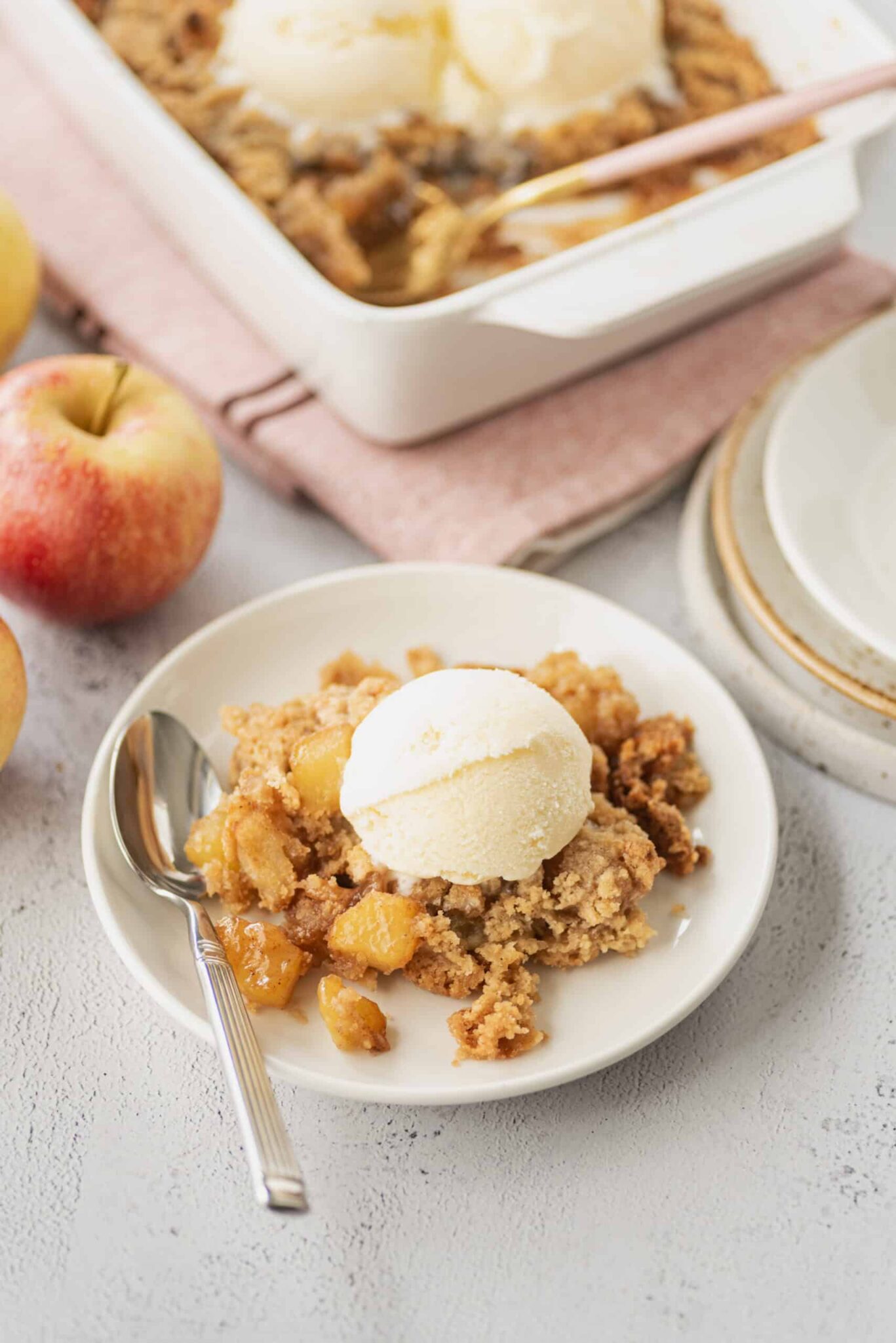 Apple Crumble Recipe | Baked Bree