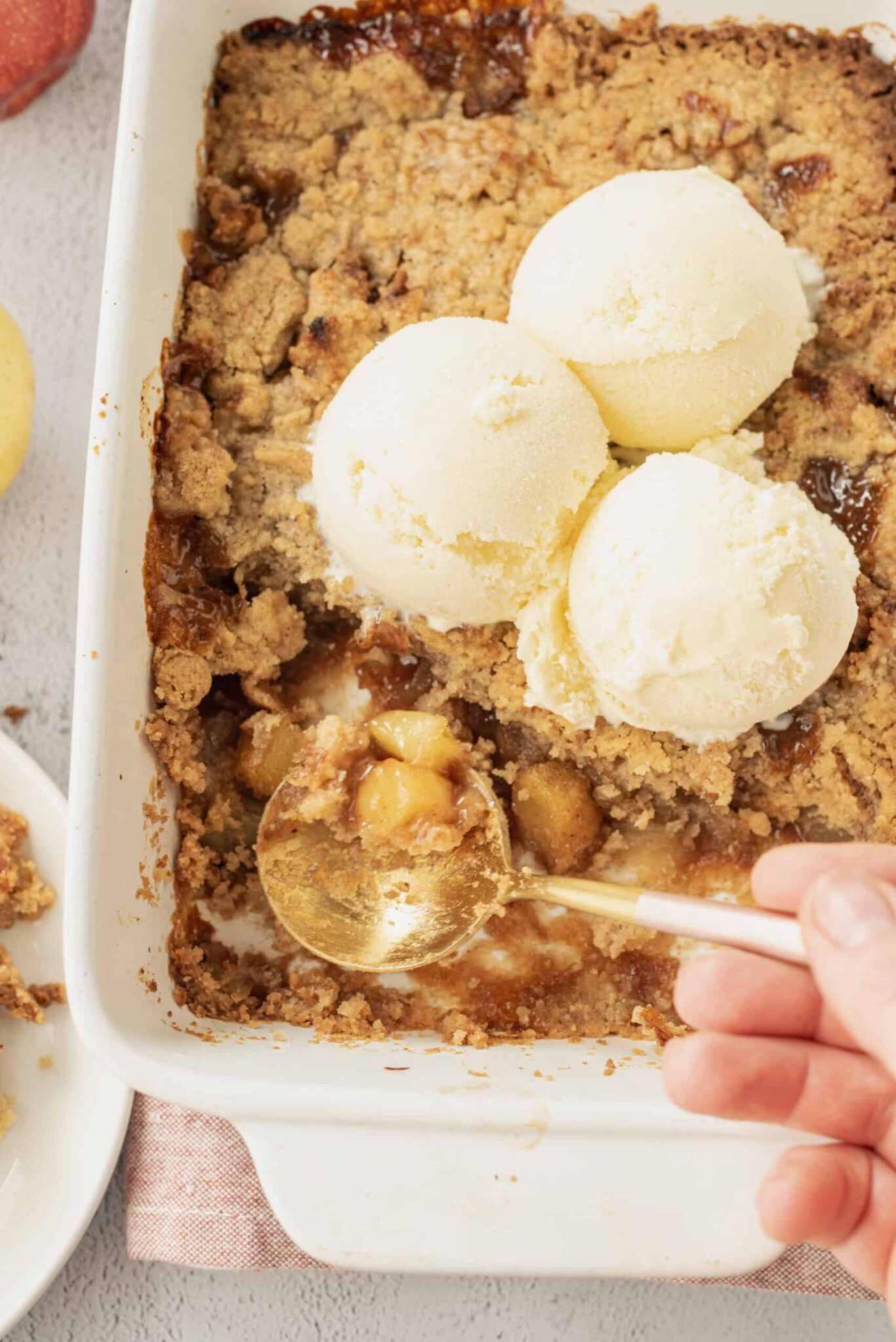 Apple Crumble Recipe | Baked Bree
