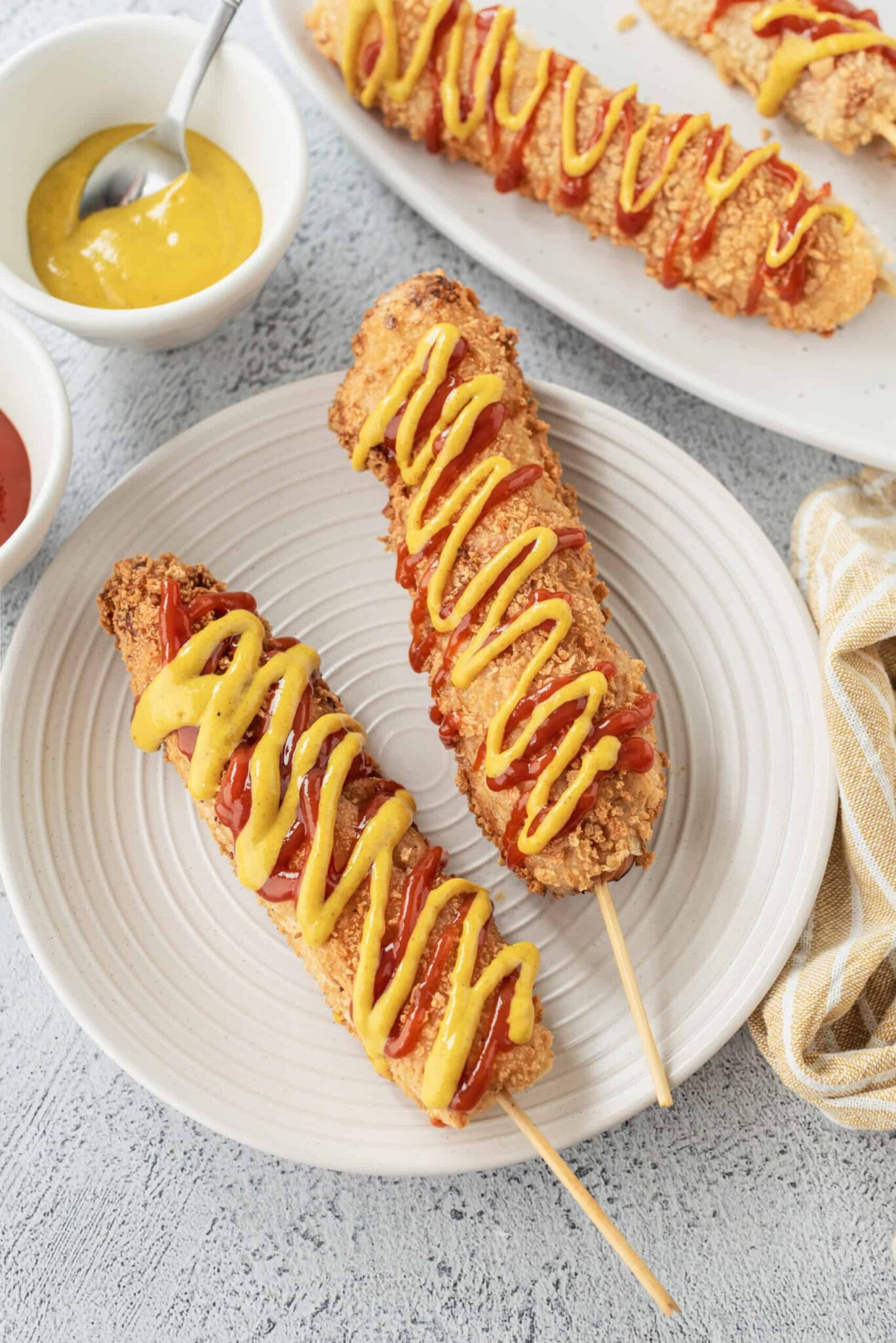 Korean Corn Dog | Baked Bree