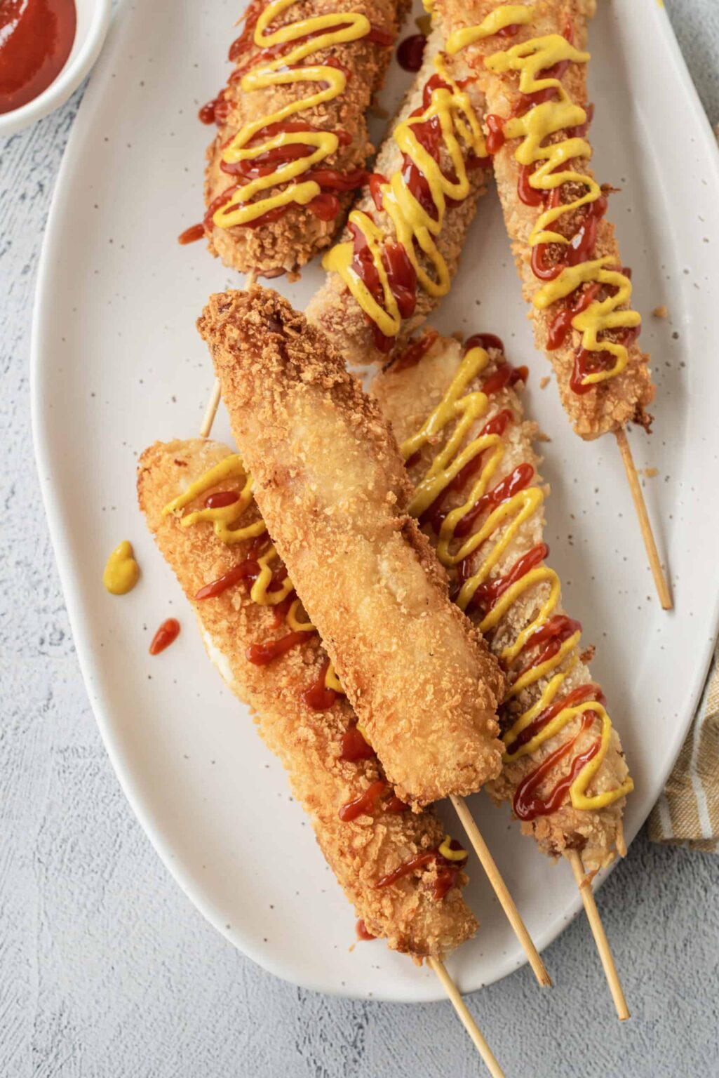 Korean Corn Dog | Baked Bree