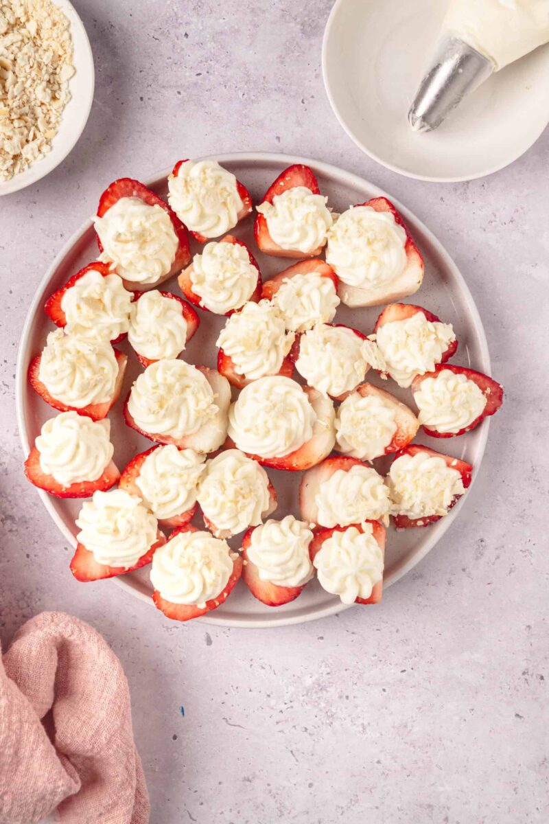 Deviled Strawberries | Baked Bree