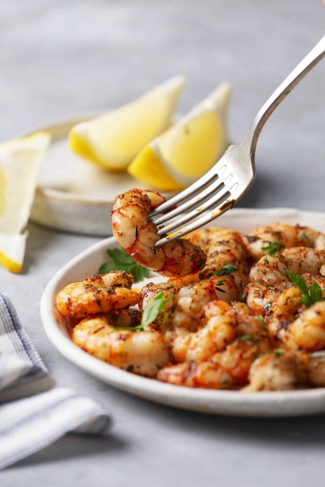 How To Cook Shrimp On The Stove | Baked Bree